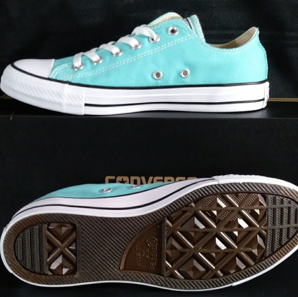 Converse | Shoes | Nib Converse Ox Light Aqua Blue | Poshmark